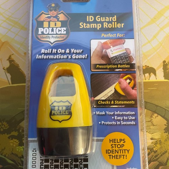 As Seen On TV | Other | Id Police Identity Protection Roller Stamp ...